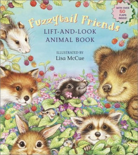 Pre-Owned Fuzzytail Friends Lift-And-Look Animal Book (Board book ...
