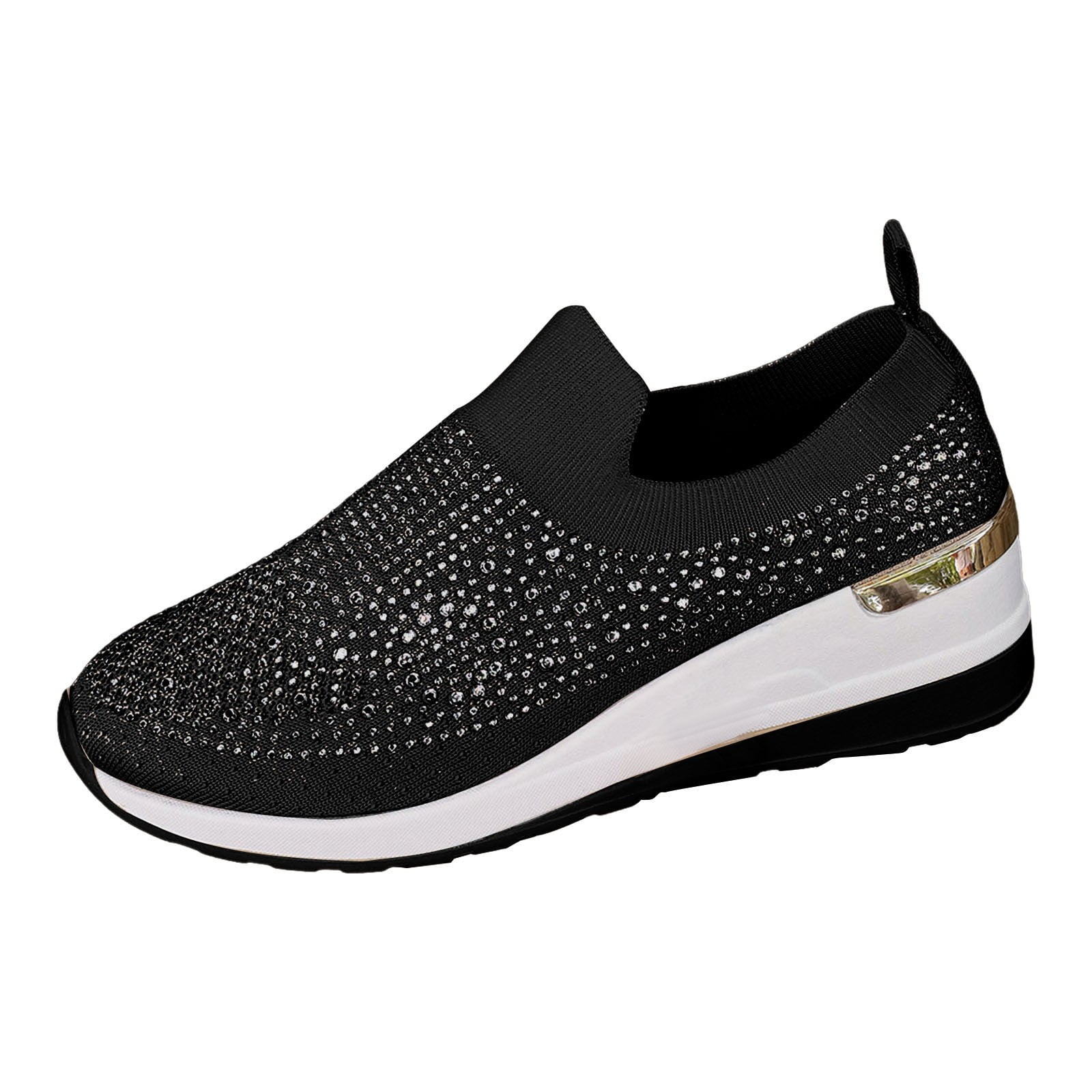 FUkaraa Women's Sole Slip-On Loafers 2025 Spring Glossy Casual Shoes ...