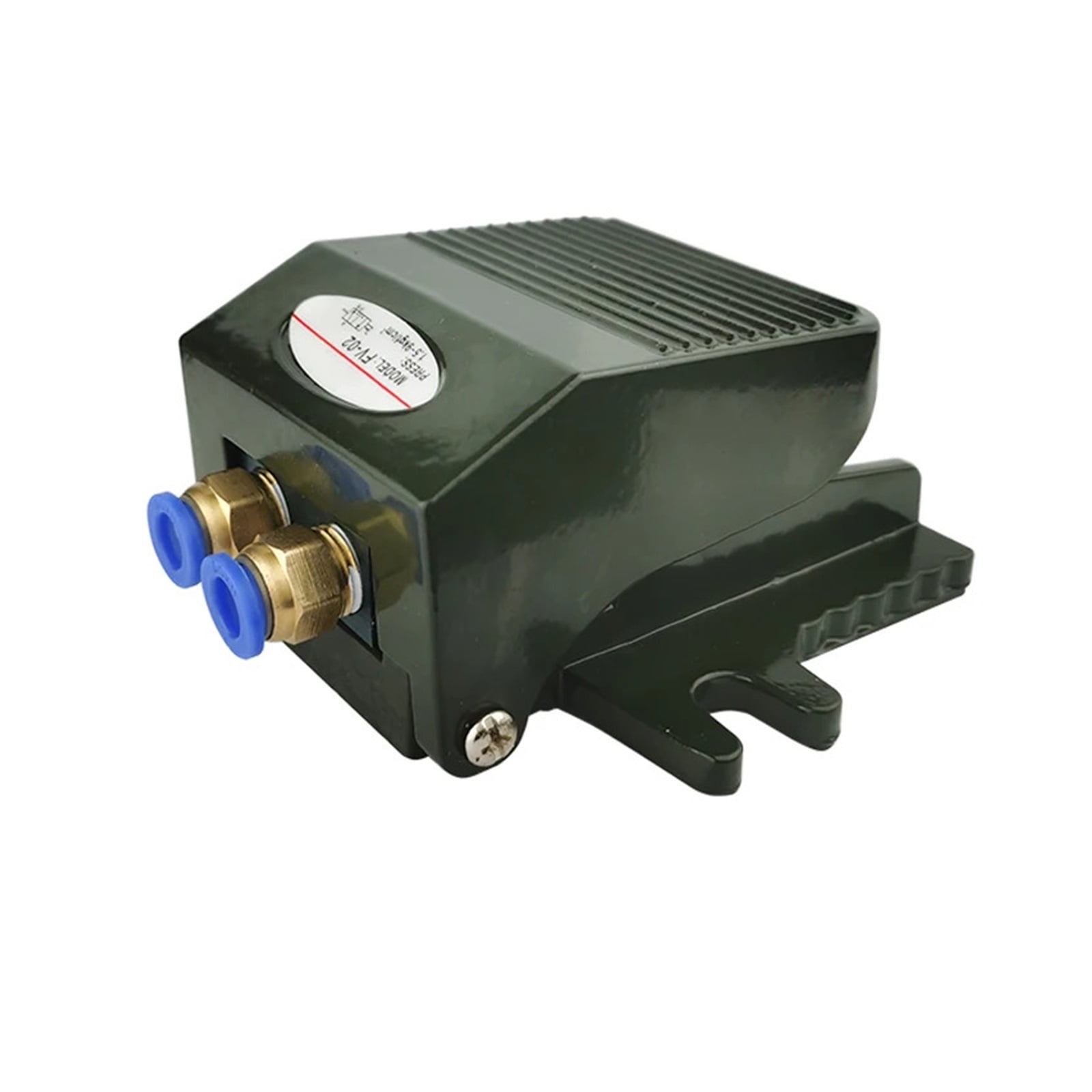 FV-02 Aluminum Alloy 1/4"BSP, Threaded Air Pneumatic Pedal Valve Foot ...