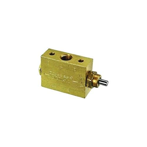 FV-3P 3-Way Spool Plunger Actuated Spring Return Valve, /8" NPT, 10.5 ...