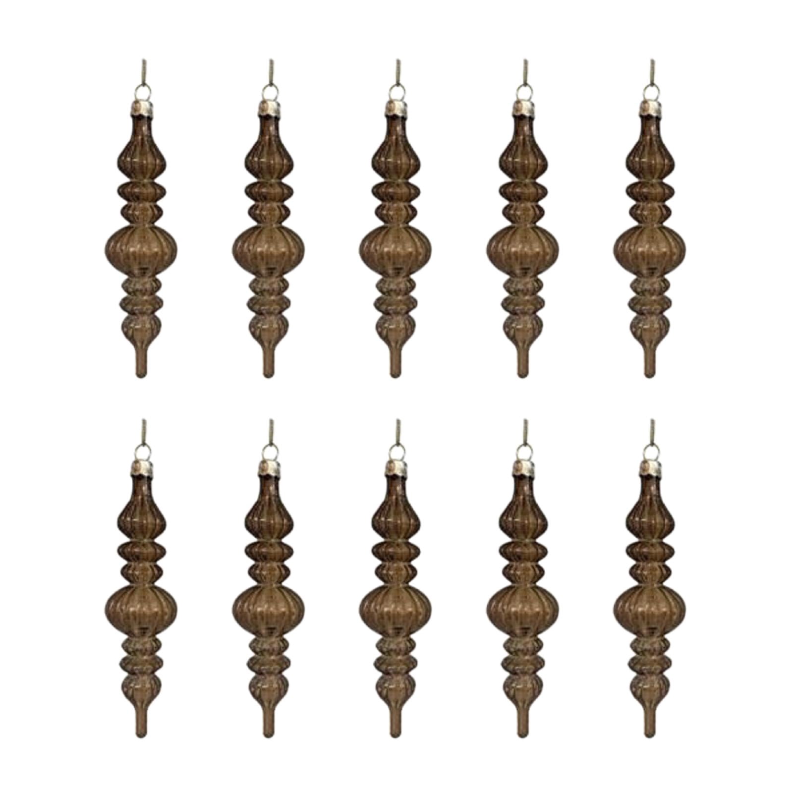 FVDPWYE 10 Pieces Glass Christmas Ball Drop Hanging Holiday Trees ...