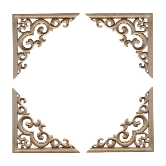 Trimz Wood like Arch Wallpaper Border - Crown Moulding - 15' L x 4.5" W ...