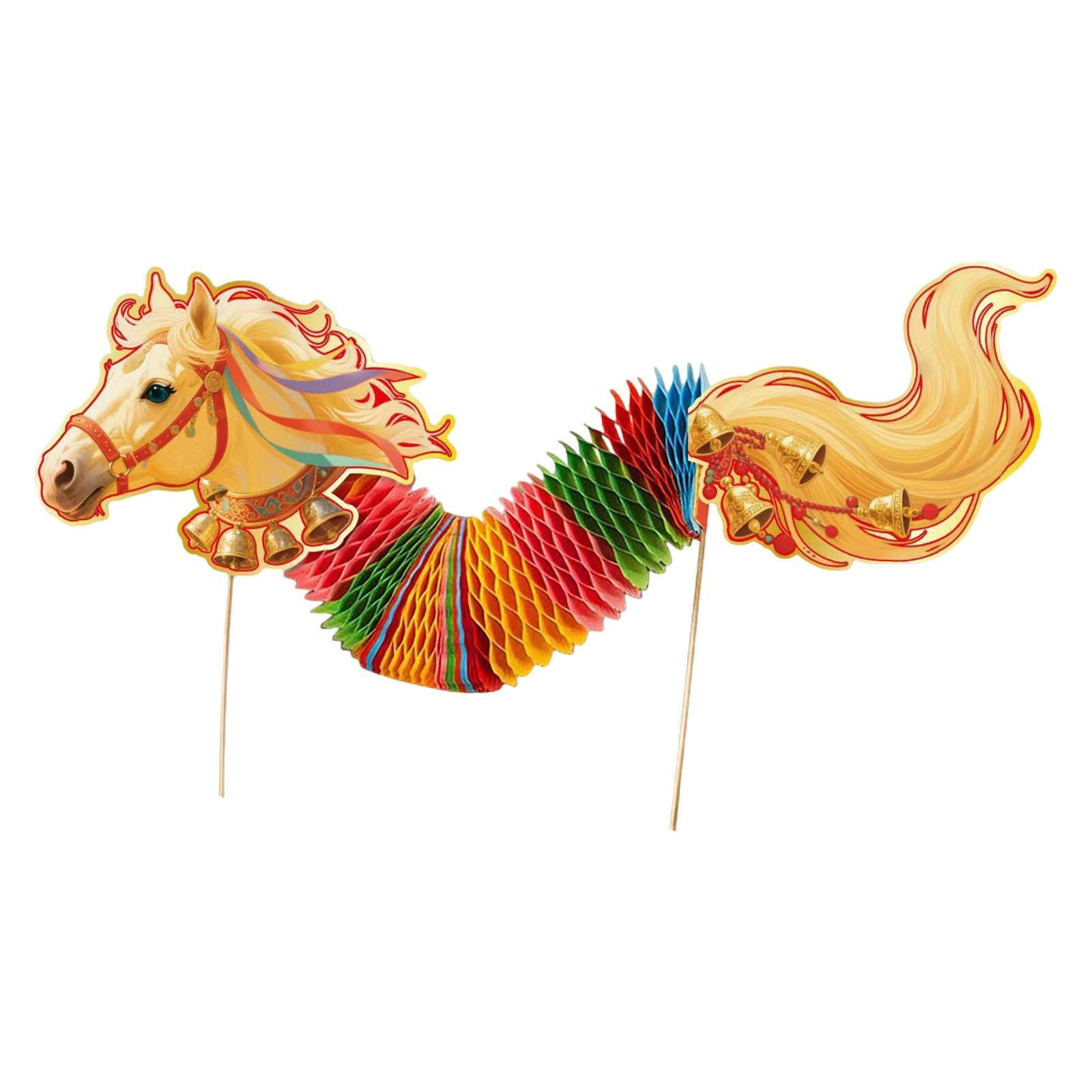 FVDPWYE Chinese New Year Hanging Paper Dragons Garland for Lunar Year ...