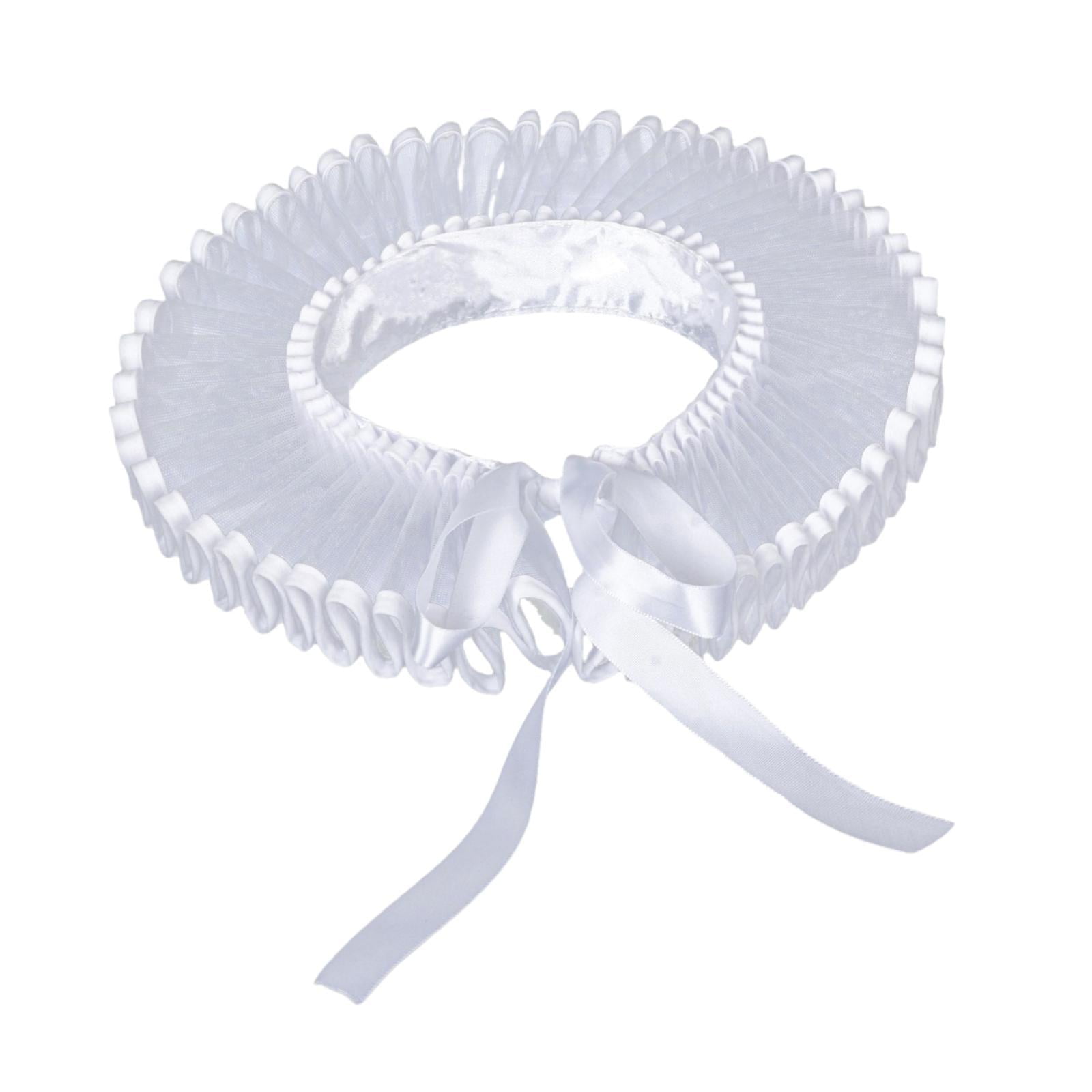 FVDPWYE Clown Neck Ruffle Collar Vintage Clown Collar for Party ...