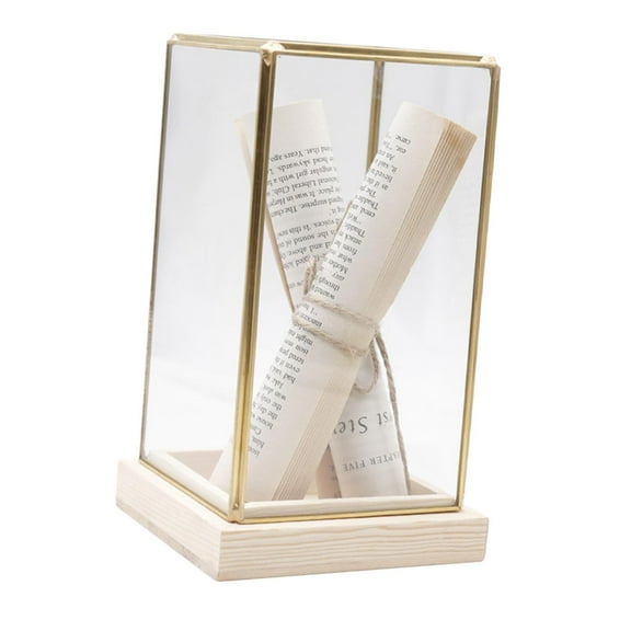 Brass Glass Display Case