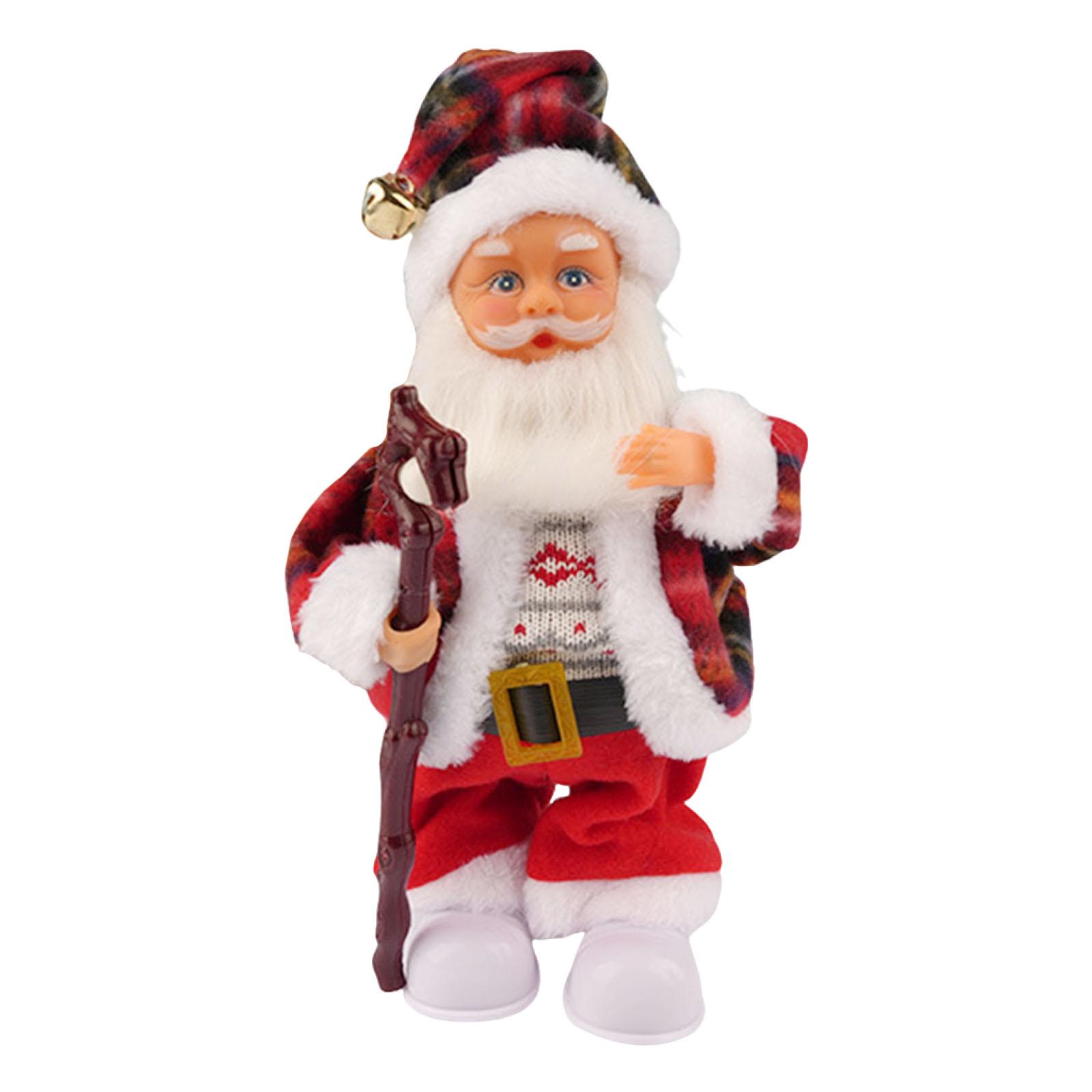 FVDPWYE Electric Christmas Santa Toy, Santa Figure, Housewarming Gifts ...