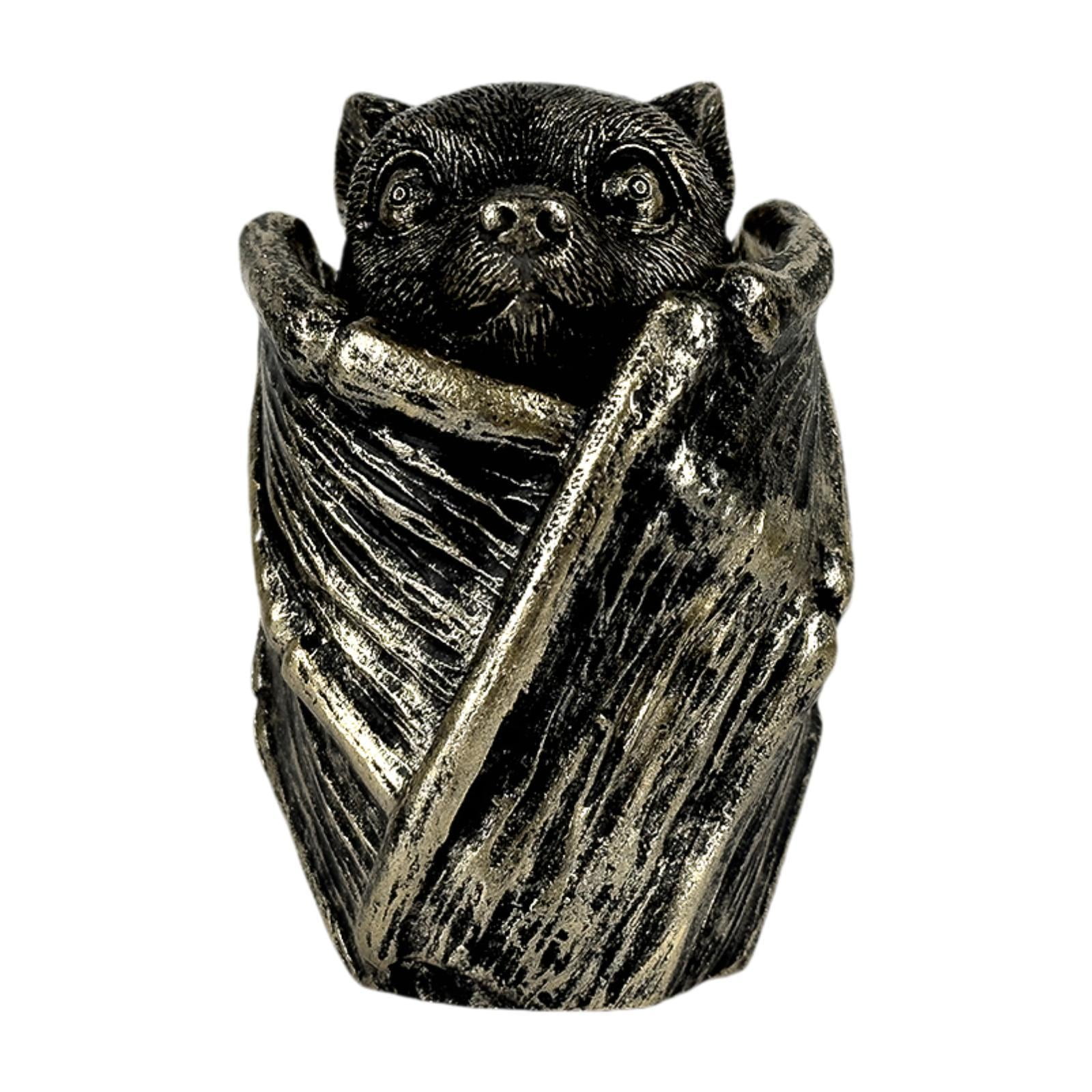 FVDPWYE Halloween Bat Statue Jewelry Box Art Resin Sculpture for ...