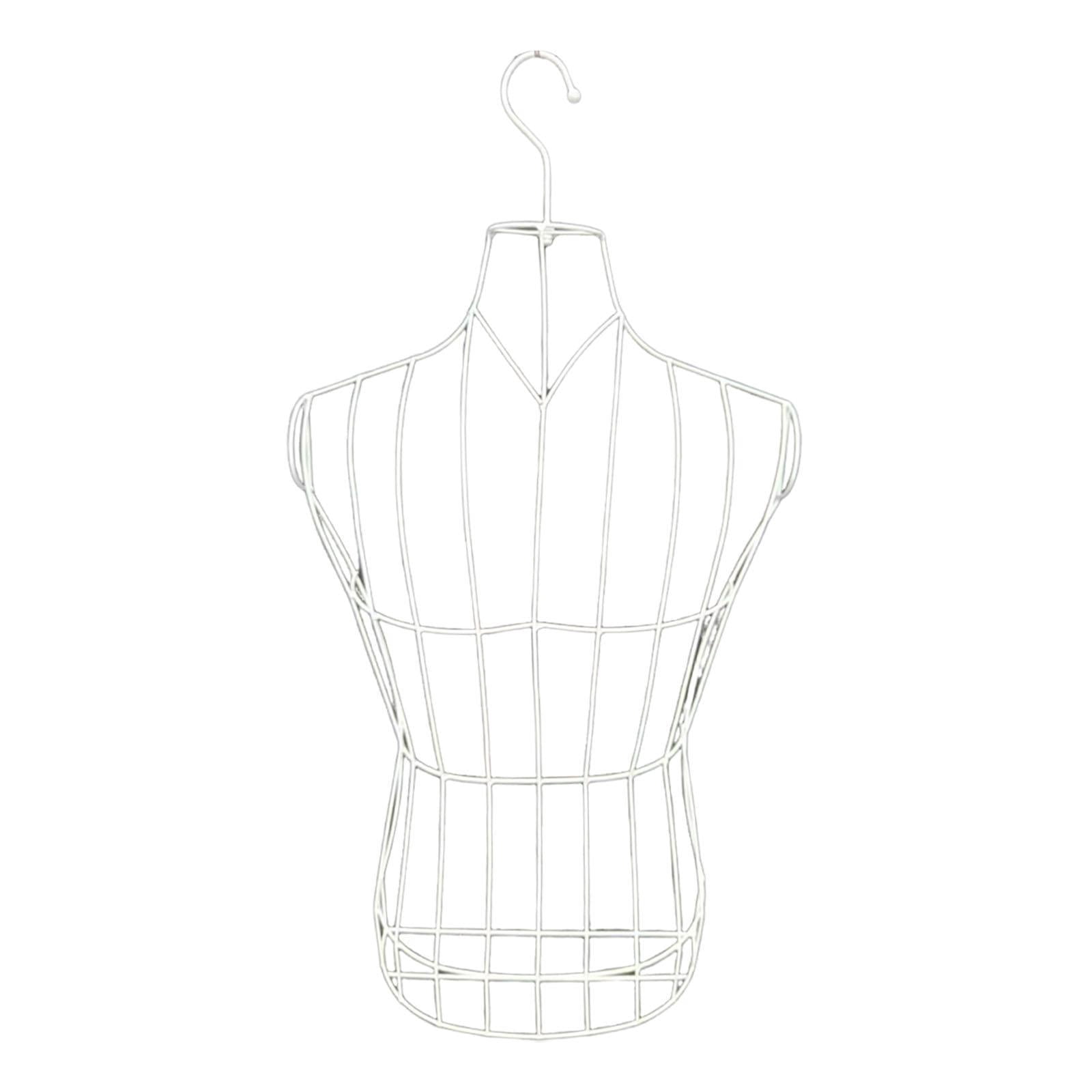 FVDPWYE Hanging Male Half Body Torso Mannequin Dress Form for Sewing ...