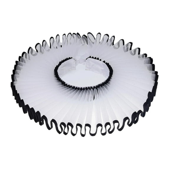 FVDPWYE Sturdy Elizabethan Clown Neck Ruffle for Photography Props ...