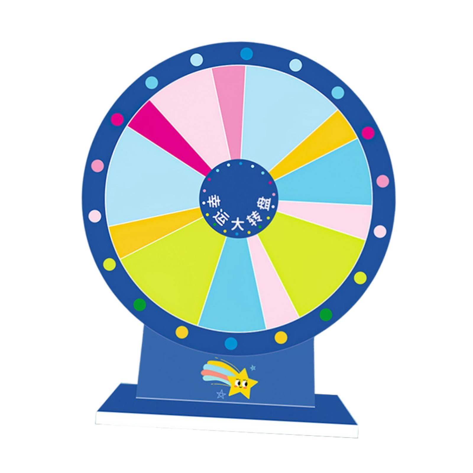 FVDPWYE Tabletop Prize Turntable Party Supplies Compact Roulette Wheel ...