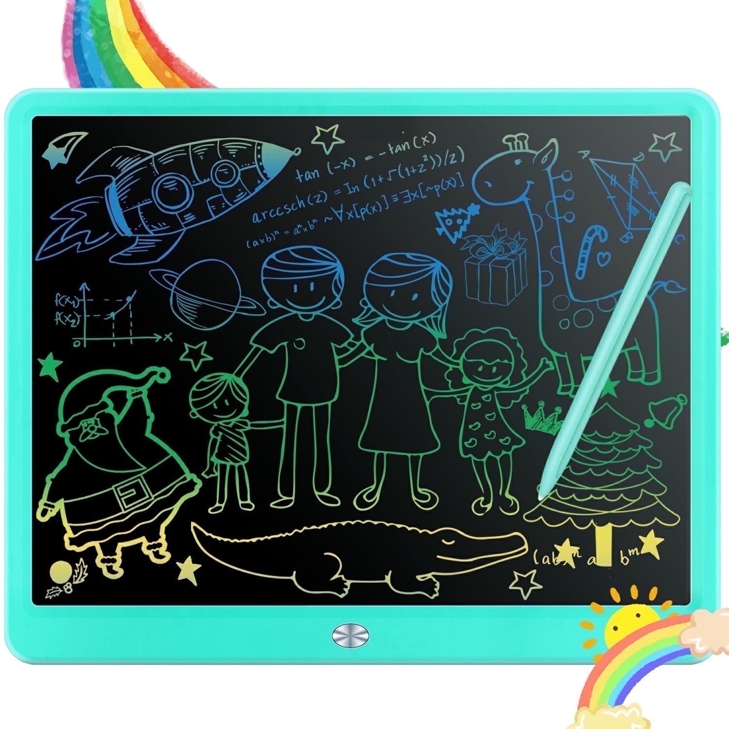 FVEREY 15Inch LCD Writing Tablet Doodle Board for Kids, Educational Toy ...