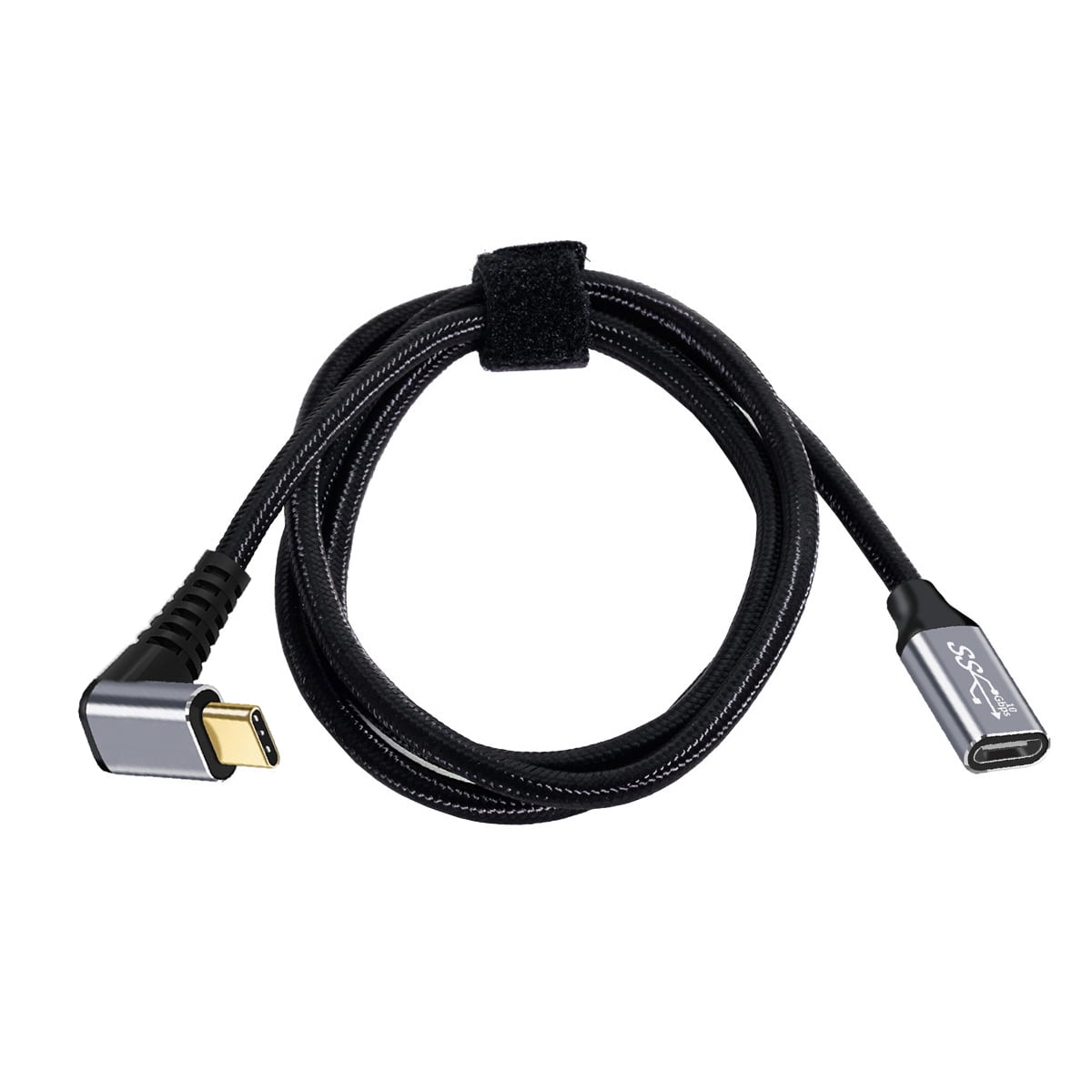FVH 0.2M Up Down Angled USB-C USB 3.1 Type C Male to Female Extension ...