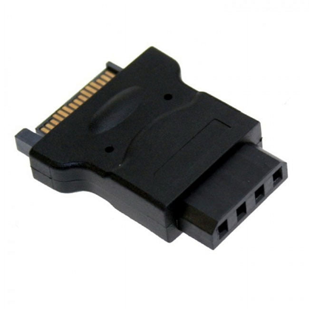 FVH 15Pin SATA Male Power Cable to Molex 4-pin IDE Hard Disk Drive ...