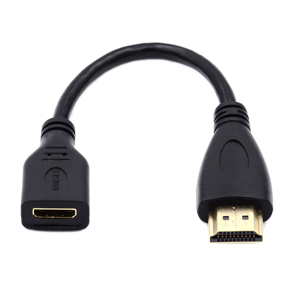 FVH 15cm Mini HDMI Type-C Socket Female to HDMI Type-A Male Adapter ...