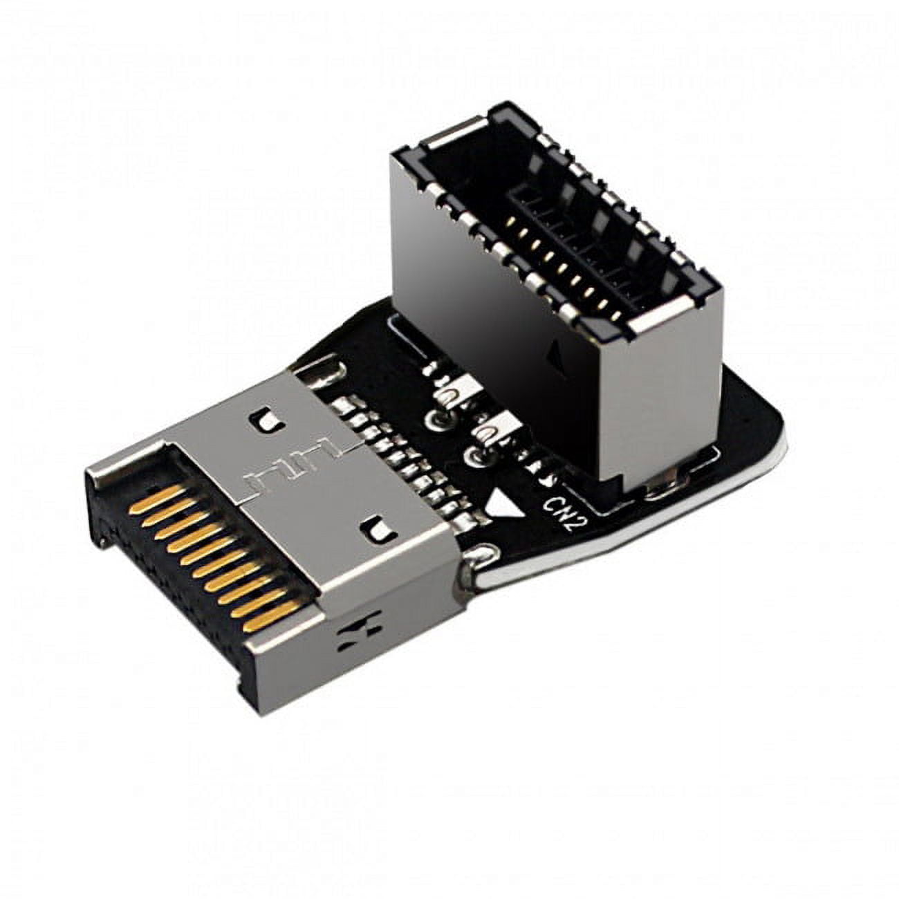 FVH 2pcs USB 3.1 Front Panel Header Male to Female Type-E Motherboard ...