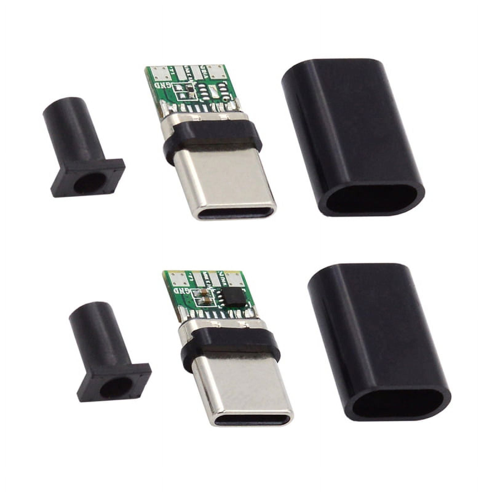 FVH 2sets/lot DIY OEM 24pin Connector Plug USB Type C USB-C Male to USB ...