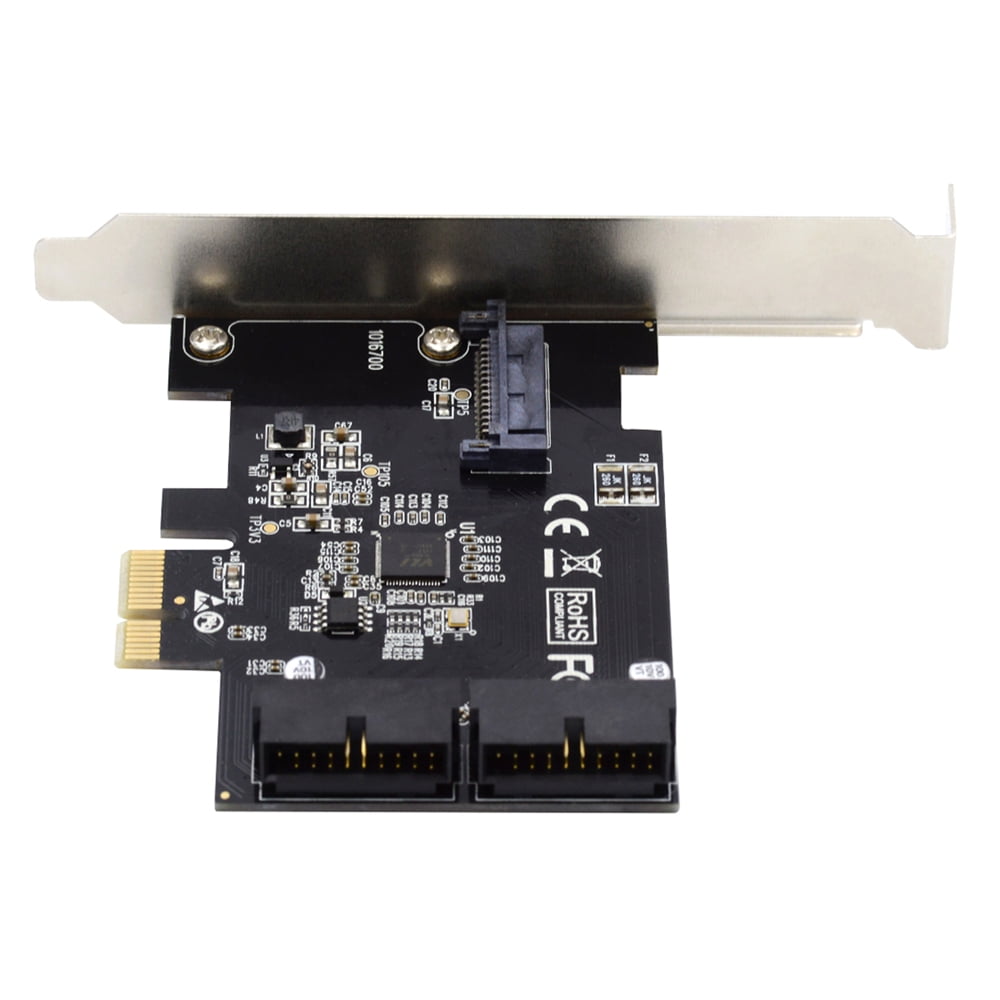 FVH 5Gbps 19Pin 20Pin USB 3.0 Front Panel Header to PCI-E 1X Express ...