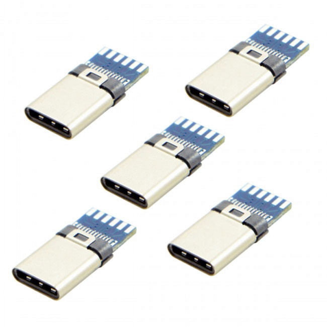 FVH 5set DIY 24pin USB 3.1 Type C USB-C Male Plug Connector SMT type ...