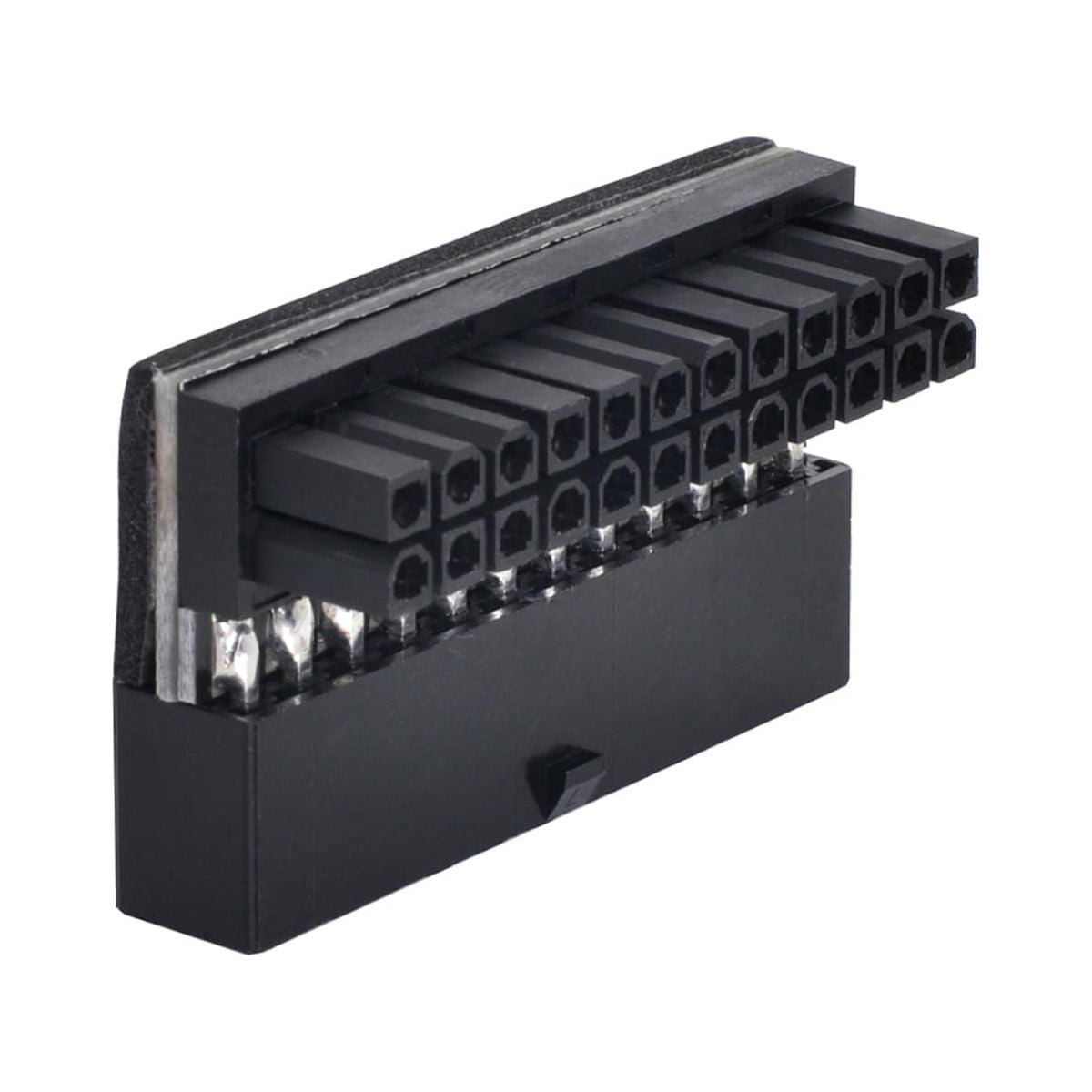 FVH ATX 24Pin Female to 24pin Male 90 Degree Power Adapter Mainboard ...