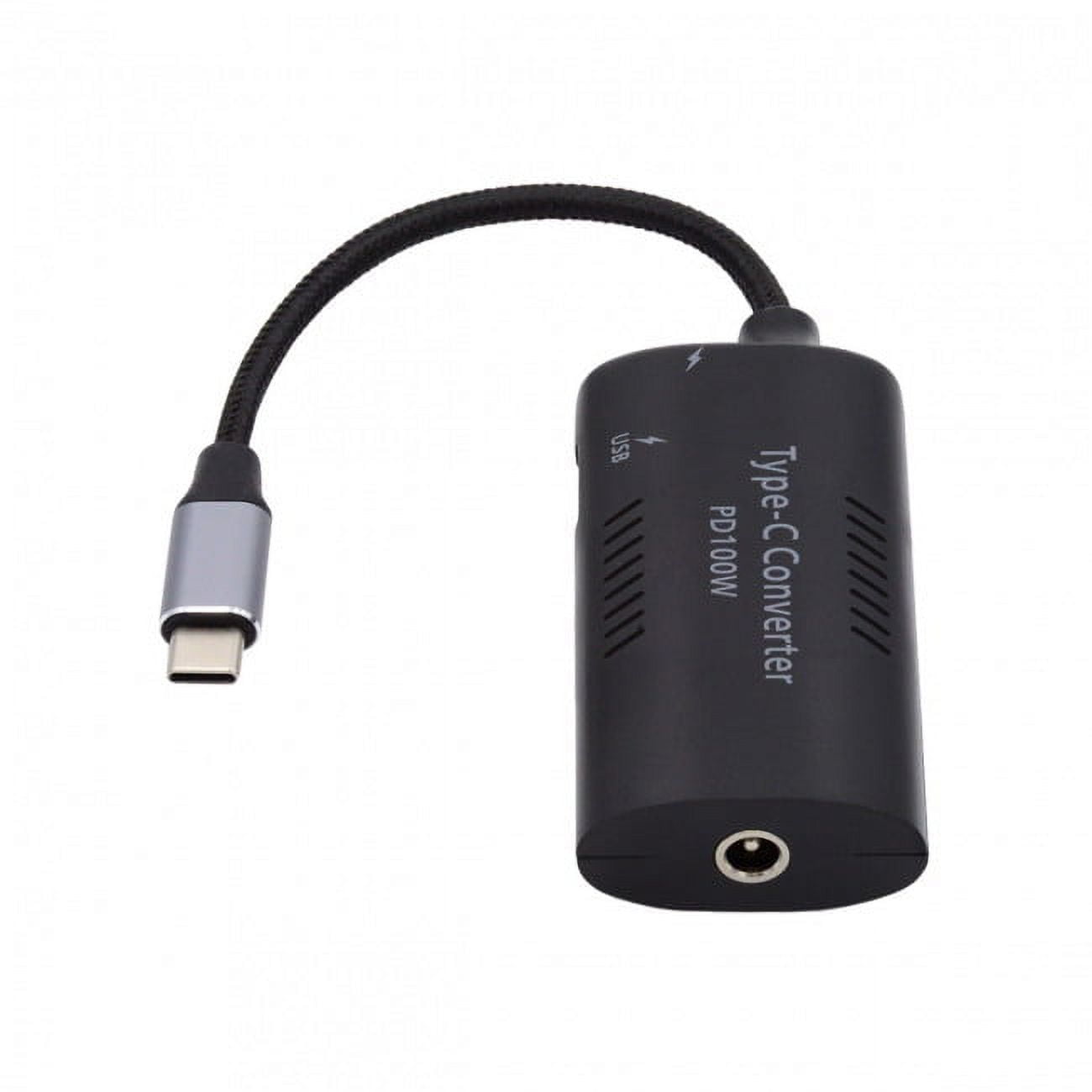 FVH DC Power 5.5x2.5mm 5.5x2.1mm Input to 100W Dual Type C USB-C and ...