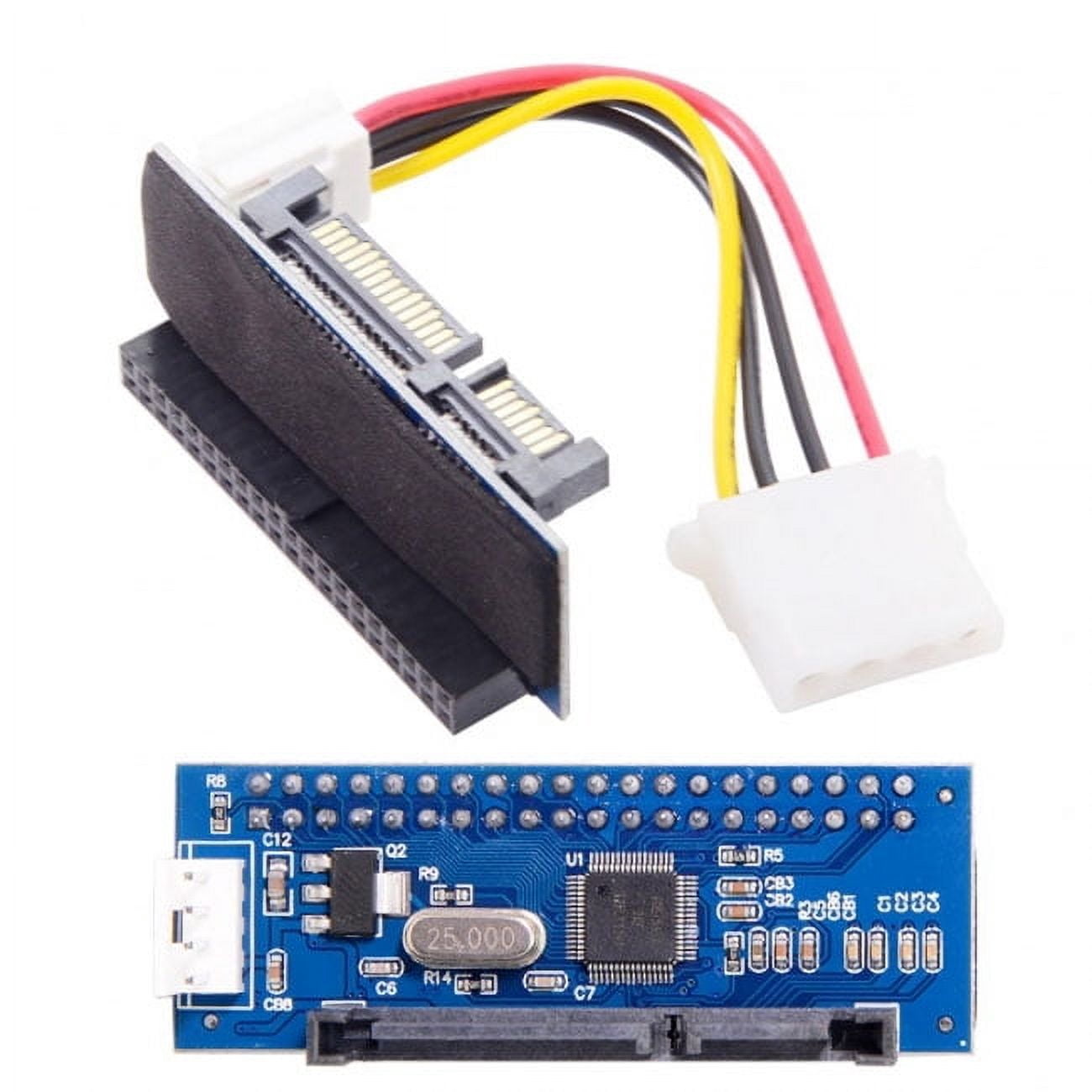 FVH IDE/PATA 40Pin Disk to SATA Female Converter Adapter PCBA for ...