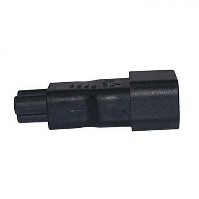 FVH IEC 320 Adapter 3 Poles Socket C14 to Cloverleaf Plug Micky C5 ...