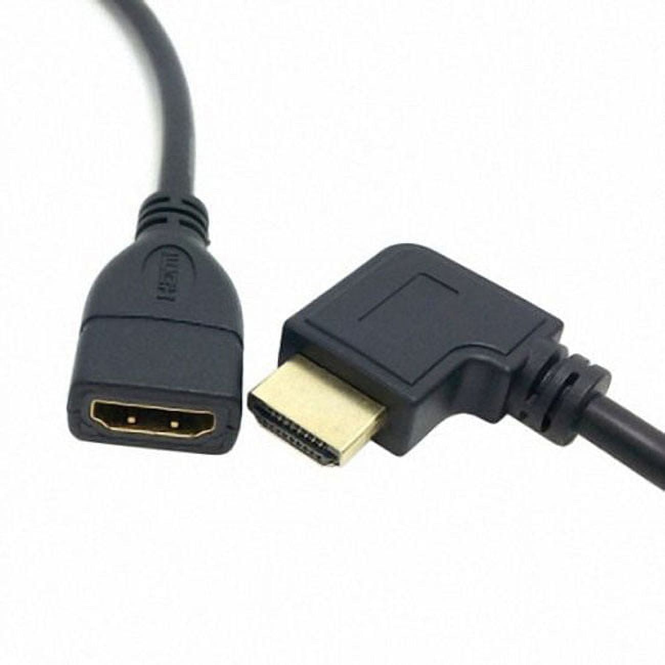 FVH Left Angled 90 Degree Connector HDMI 1.4 with Ethernet 3D Type A ...