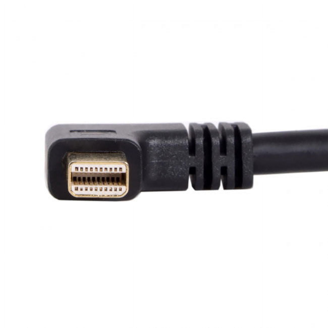 FVH Left Angled Mini DP DisplayPort 90 Degree to DisplayPort Female ...