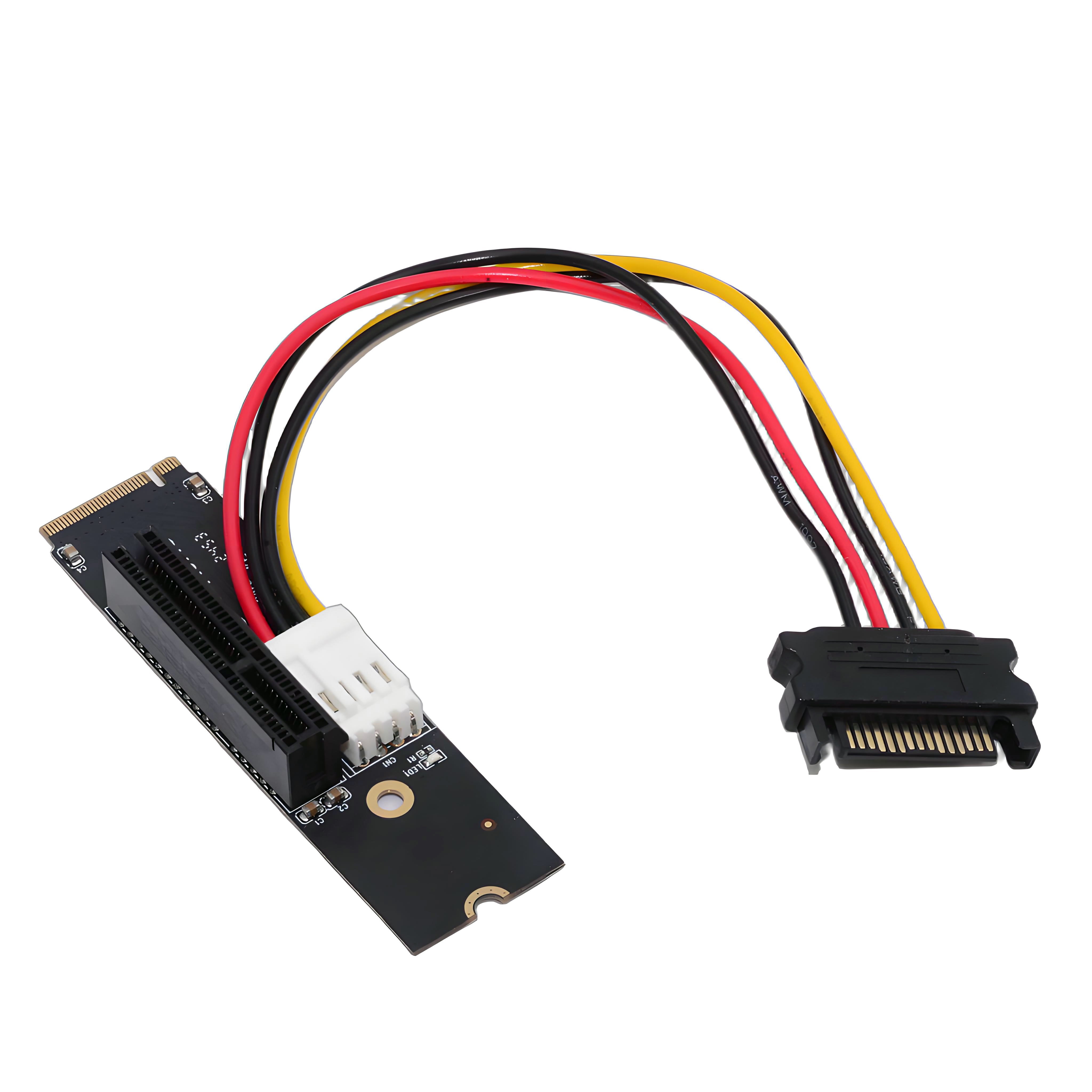 FVH M.2 NGFF NVMe M-Key Extender to PCI-E X1 X4 X8 X16 Graphics Card ...