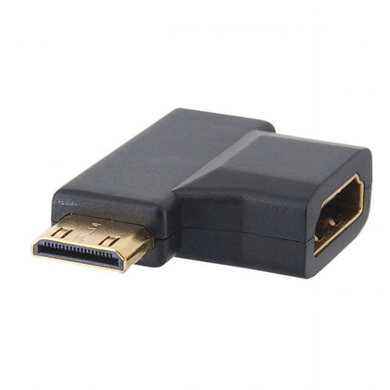 FVH Micro HDMI male Mini HDMI male to HDMI 1.4 Female 90 degree 2 in 1 ...
