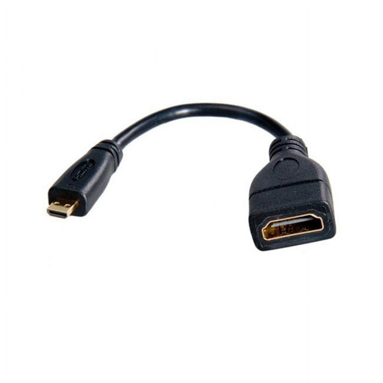 FVH Micro HDMI male to HDMI female Adapter short Cable 10cm for XOOM ...