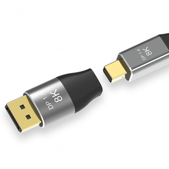 FVH Mini DisplayPort 1.4 8K 60hz Female Adapter Ultra-HD UHD 4K 144hz ...