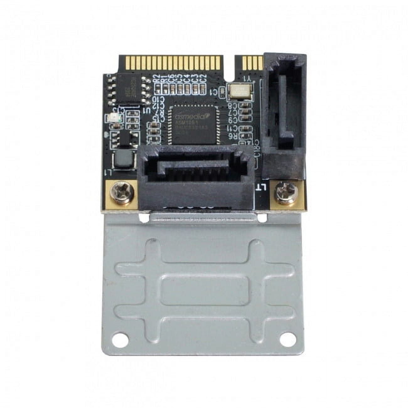 FVH Mini PCI-E PCI Express to SATA 3.0 Dual Ports Adapter Converter ...