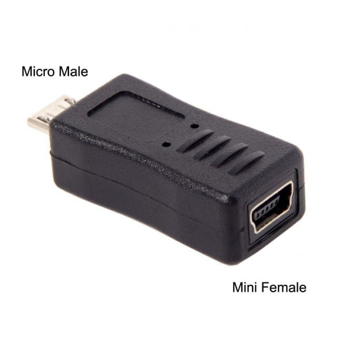 FVH Mini Size Micro USB 5Pin Male to Mini Female USB Data Charge ...