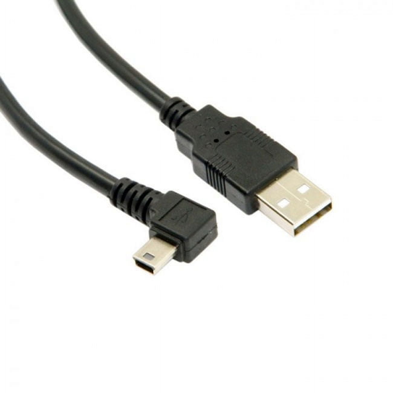 FVH Mini USB B Type 5pin Male Right Angled 90 Degree to USB 2.0 Male ...