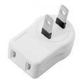 FVH NEMA 1-15P Electric Plug Cord Extension, USA Outlet Saver, 2-prong ...