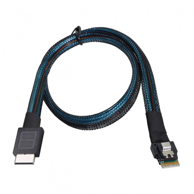 FVH OcuLink PCIe PCI-Express SFF-8611 4i to SFF-8654 Slimline SSD Data ...