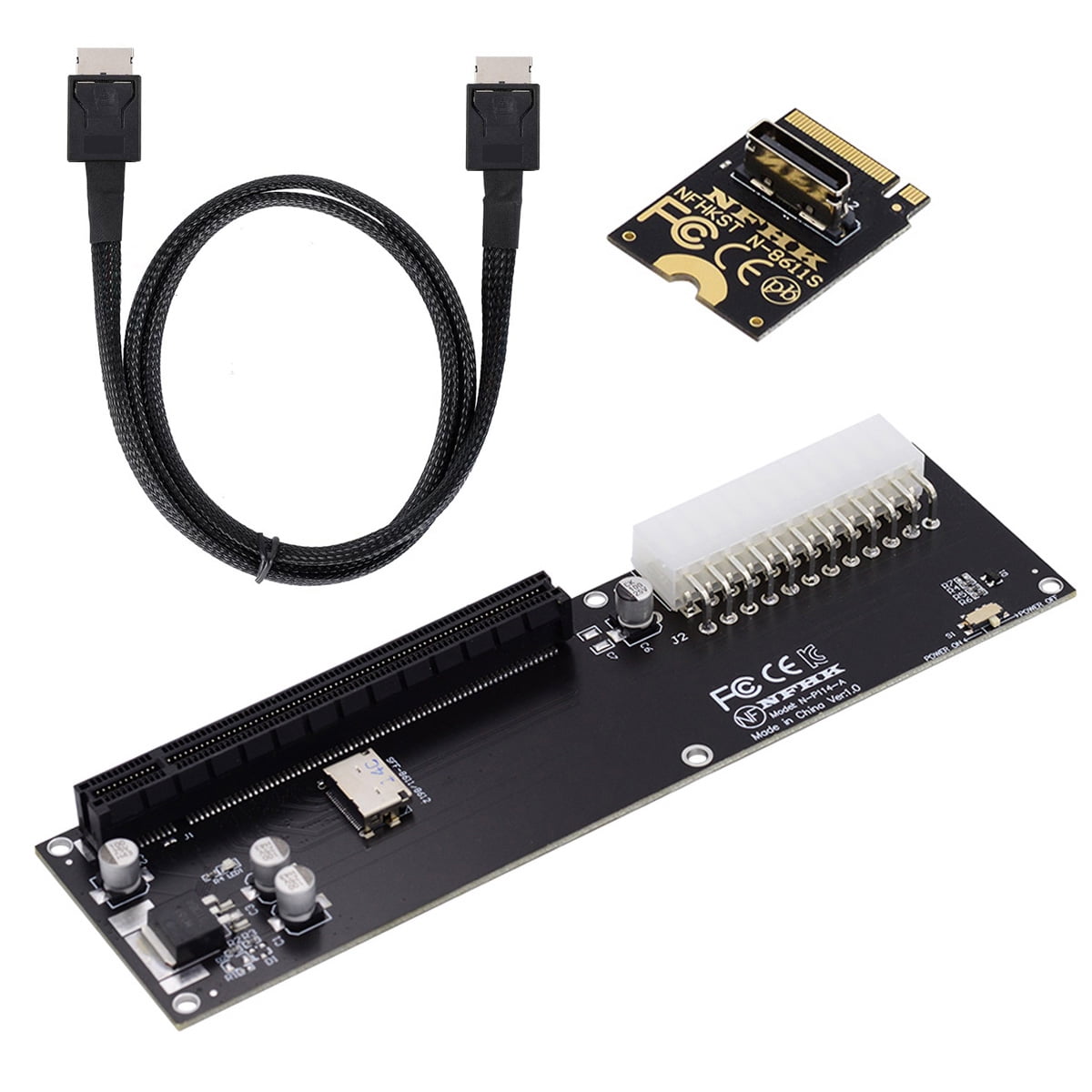 FVH PCI-E 3.0 M.2 M-key to Oculink SFF-8612 SFF-8611 Host Adapter for GPD WIN Max2 External ...