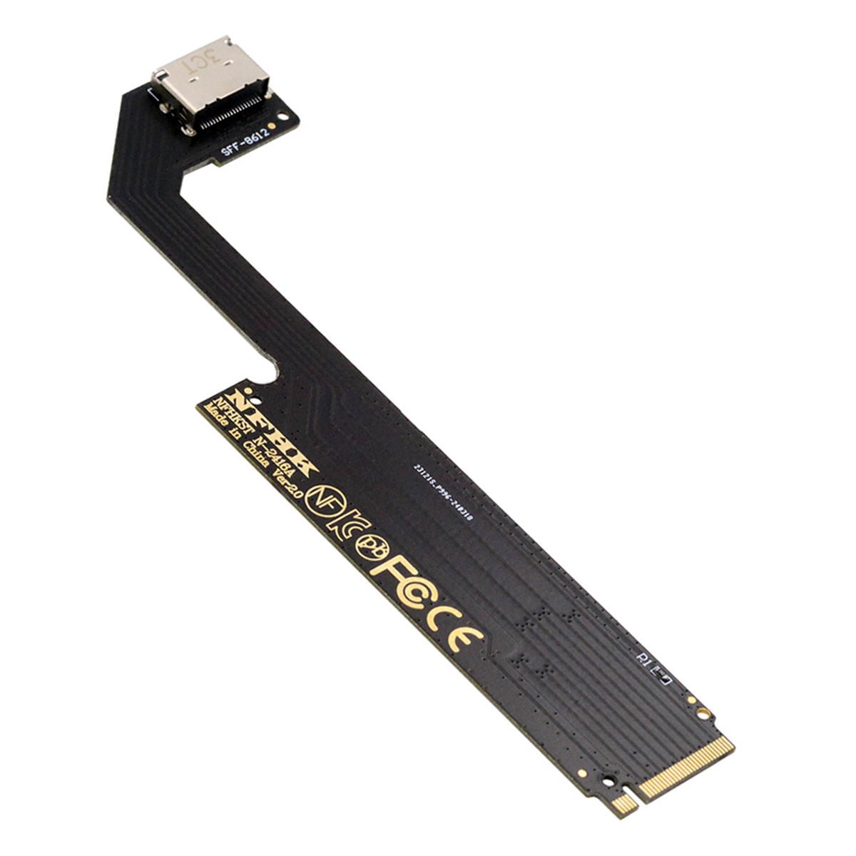 FVH PCI-E 4.0 M.2 M-key to Oculink SFF-8612 SFF-8611 Host Adapter for ...