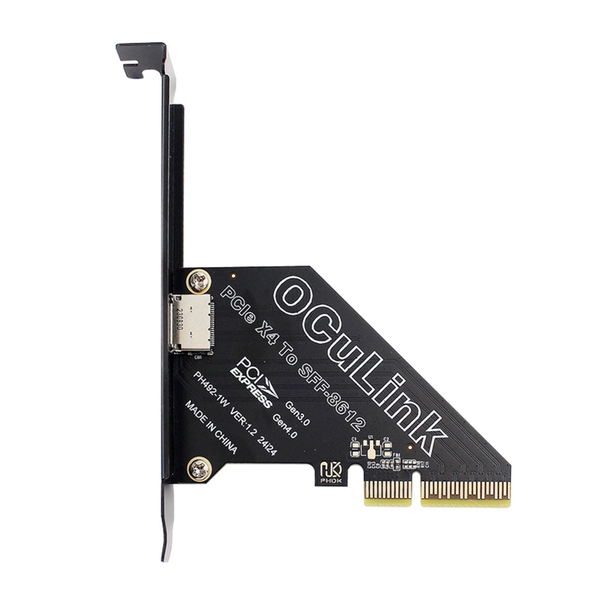 FVH PCI-Express 4.0 PCIE 4x to Oculink SFF-8612 SFF-8611 Host Card for ...