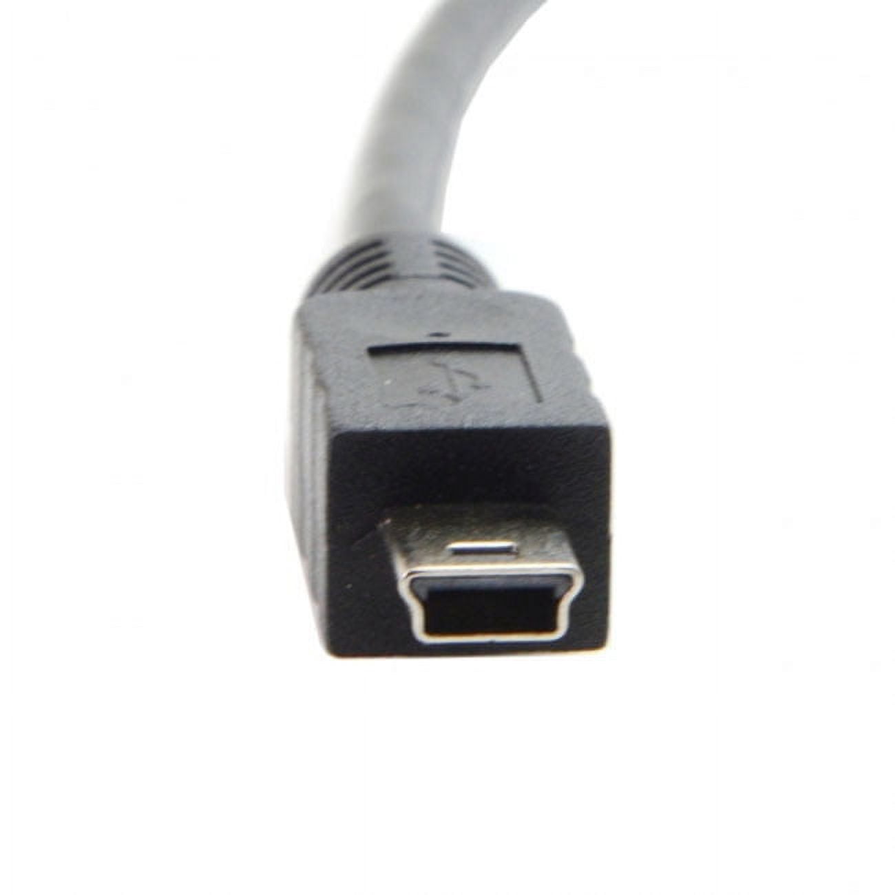 FVH Panel Mount Type Mini USB 5Pin Male to Female Extension Adapter ...