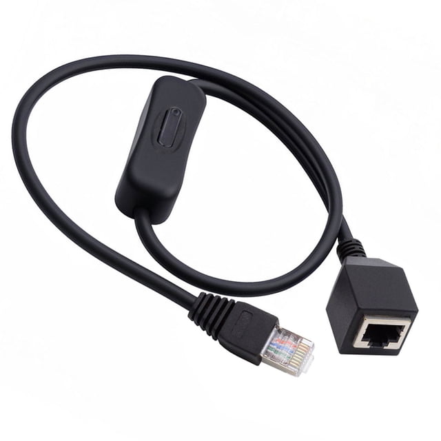 FVH RJ45 CAT6 8P8C STP UTP Male to Female Extension Cable with 304 ...