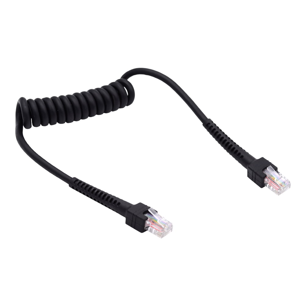 FVH RJ45 Cat6 8P8C UTP Male to Male Stretch Coiled Cable Lan Ethernet ...
