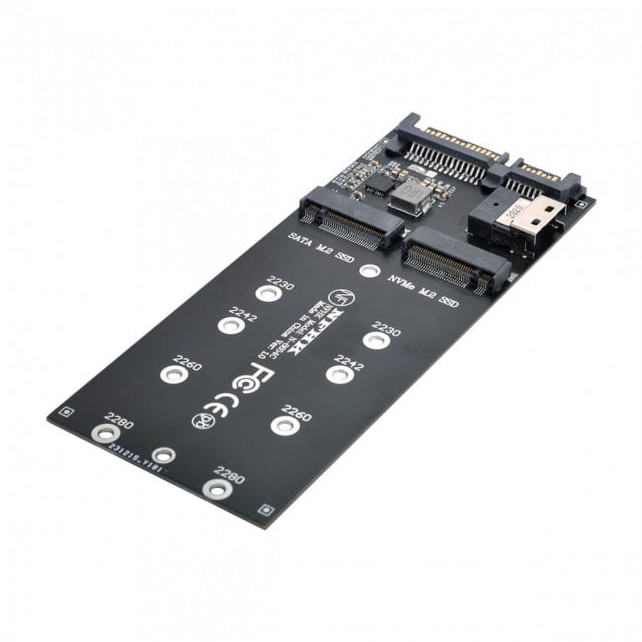 FVH SFF-8654 to U2 Kit NGFF M-Key to Slimline SAS NVME PCIe SSD SATA Adapter for Mainboard ...