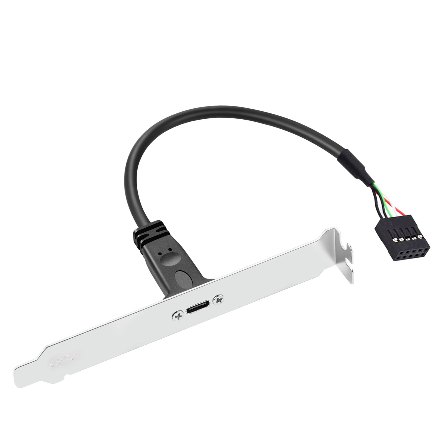 FVH Single Port USB 3.1 Type C USB-C Female to USB 2.0 Motherboard 9pin ...