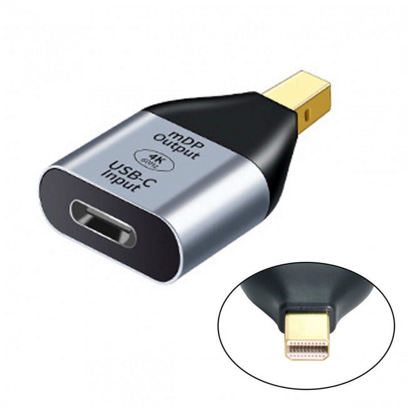 FVH Type C Female Source to Mini DisplayPort Cable Connector - Walmart.com