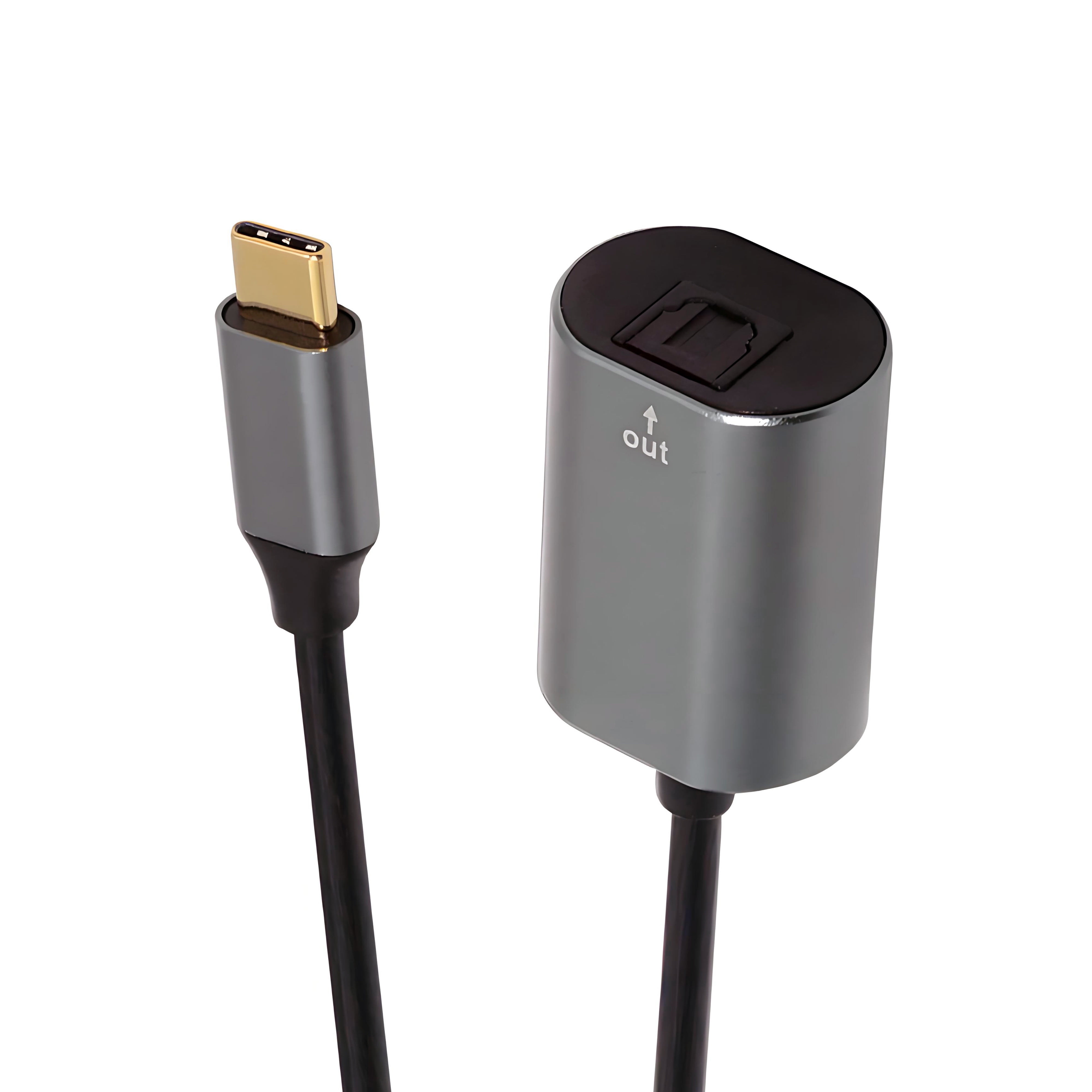 FVH Type-C to SPDIF Toslink Optical Audio Jack Opt USB-C Male to ...