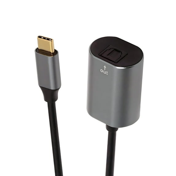 FVH Type-C to SPDIF Toslink Optical Audio Jack Opt USB-C Male to ...