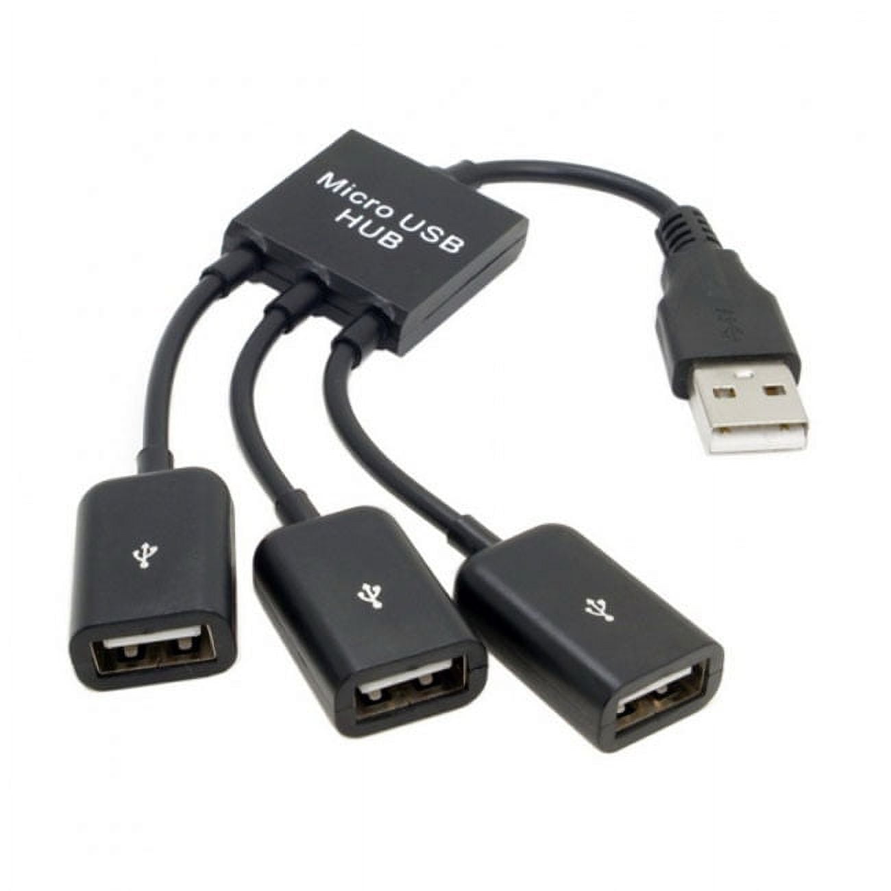 FVH USB 2.0 to 3 Ports Hub Cable Bus Power For Laptop Mac Notebook PC ...