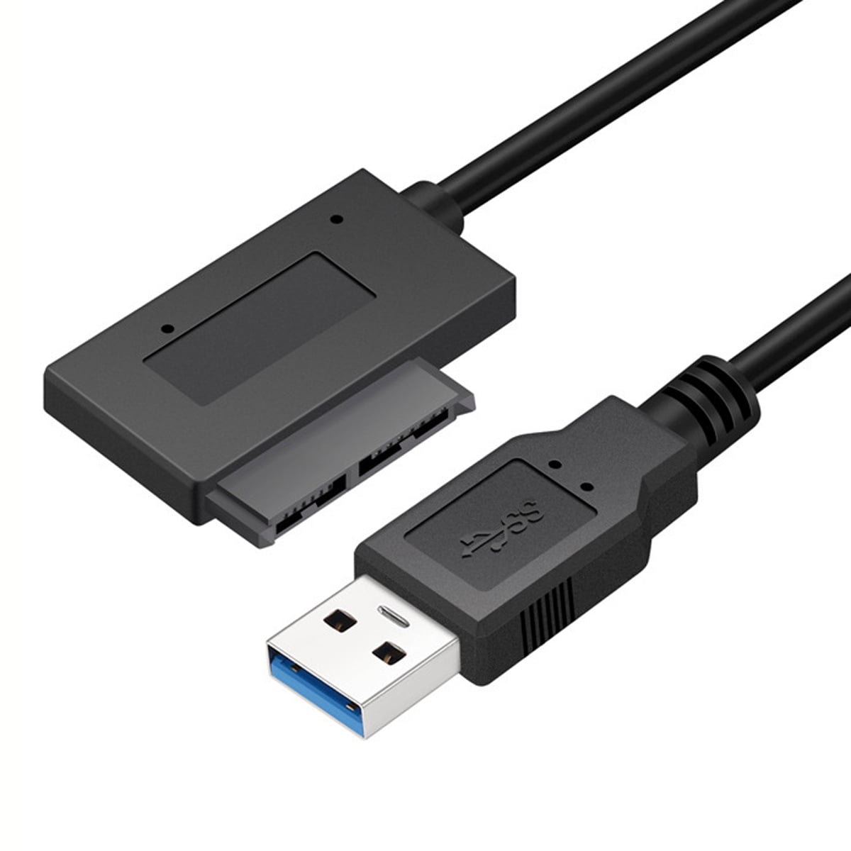 FVH USB 3.0 to 7+6 13pin Slimline Sata Adapter Cable for Laptop Cd DVD ...